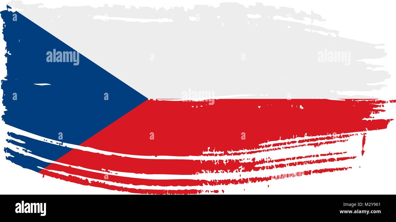 Czechia flag, vector illustration Stock Vector Image & Art - Alamy