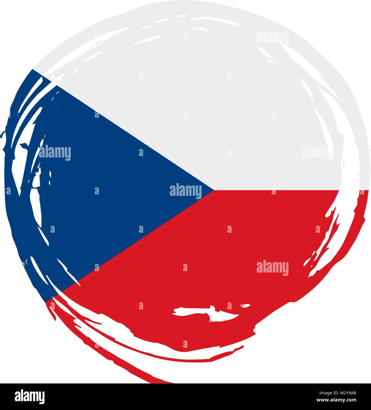 Czechia flag, vector illustration Stock Vector Image & Art - Alamy