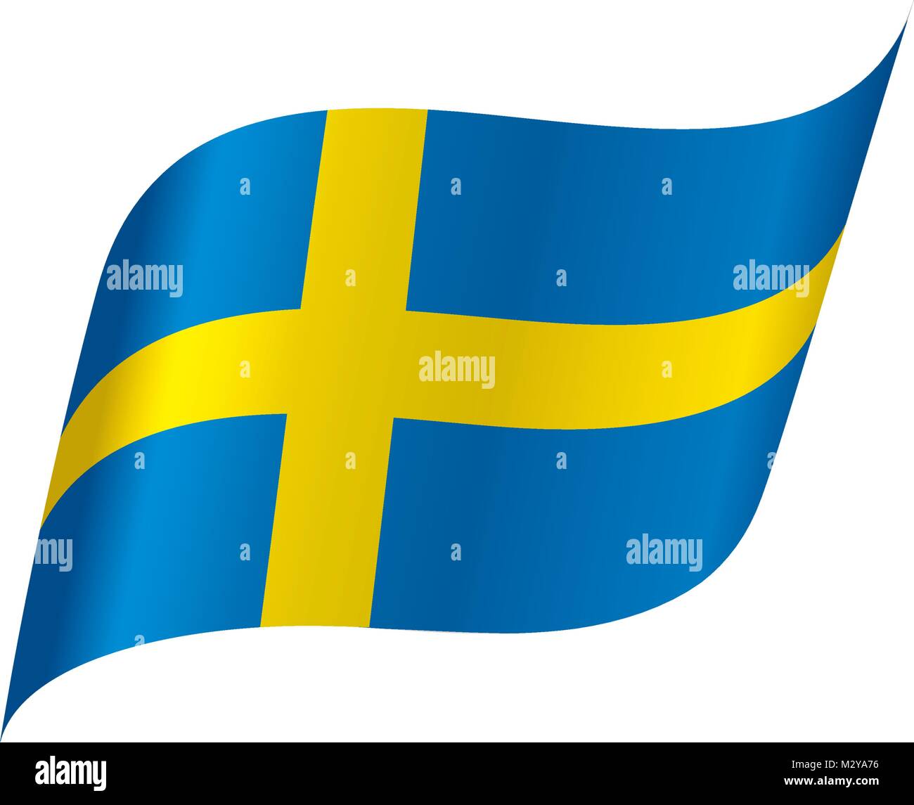 Sweden flag, vector illustration Stock Vector Image & Art - Alamy