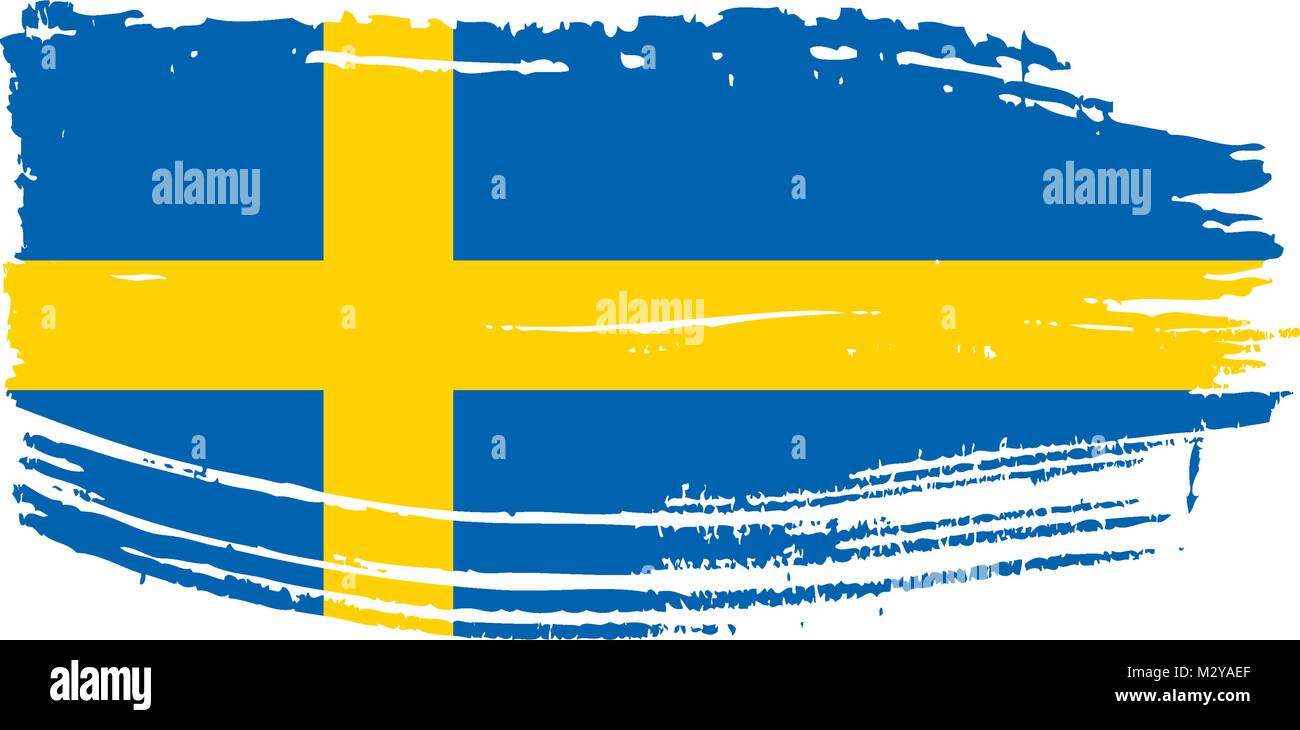 Sweden flag, vector illustration Stock Vector Image & Art - Alamy