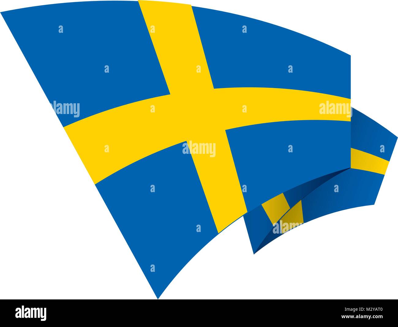 Sweden flag, vector illustration Stock Vector Image & Art - Alamy