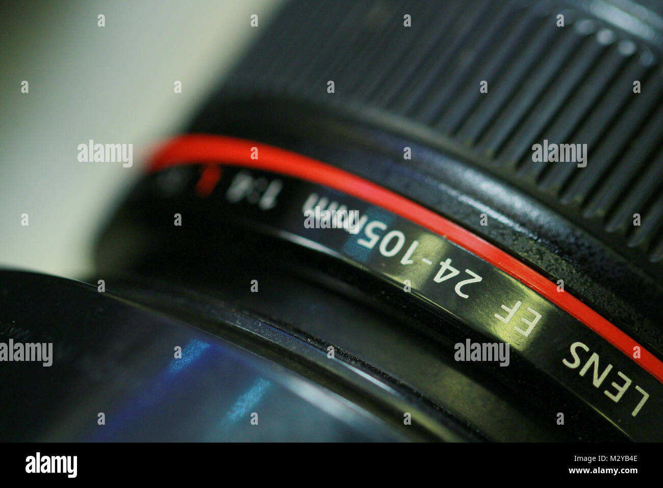 DSLR Camera lens on a dark background Stock Photo - Alamy
