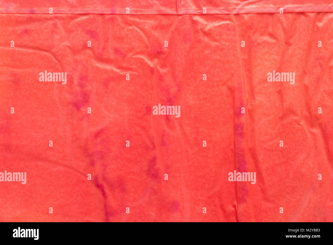 red color creased tissue paper bacground texture Stock Photo - Alamy
