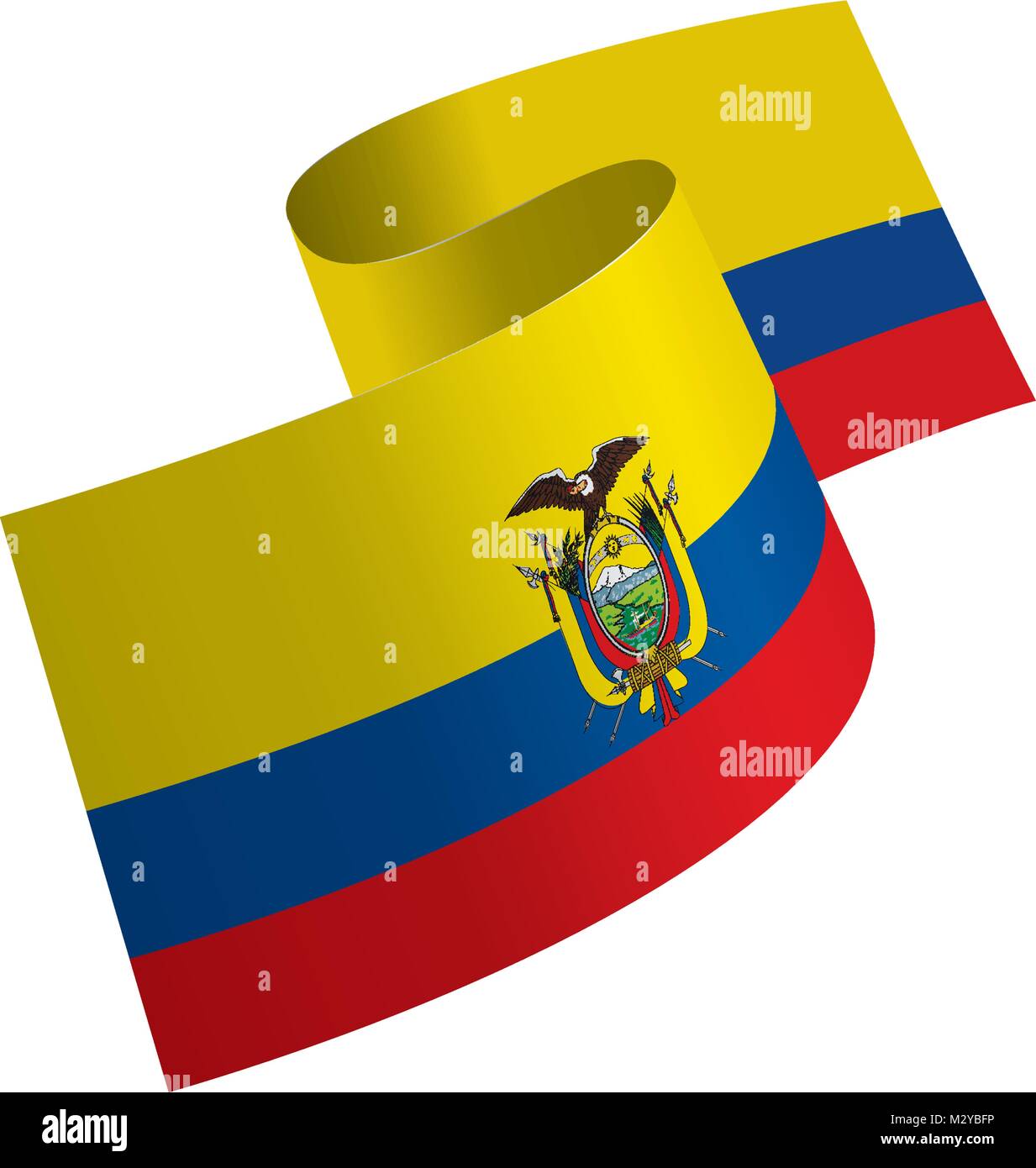 Ecuador flag, vector illustration Stock Vector Image & Art - Alamy