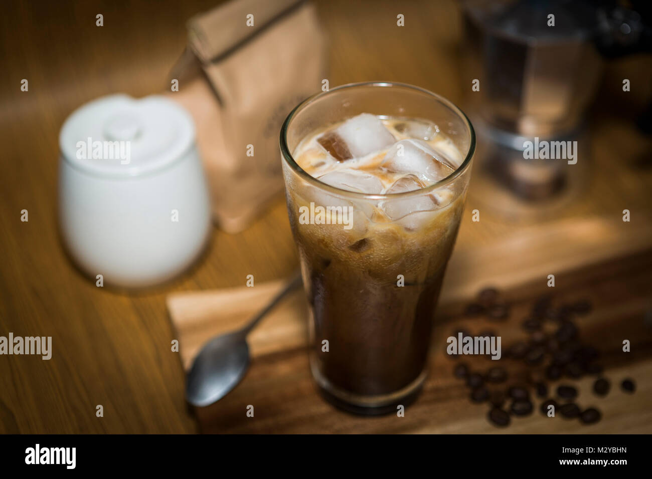 Iced coffee serve on hi-res stock photography and images - Alamy