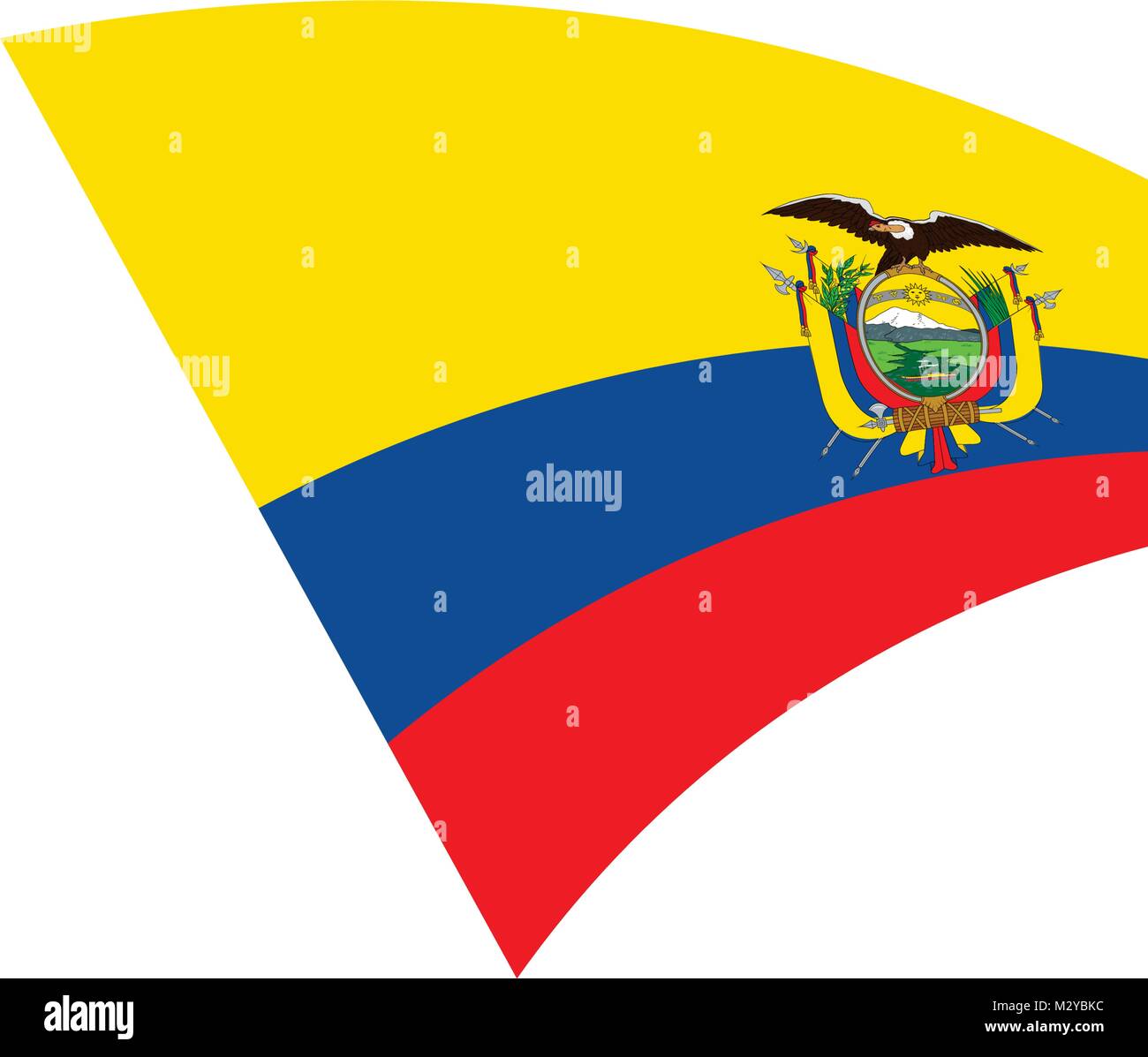 Ecuador flag, vector illustration Stock Vector Image & Art - Alamy