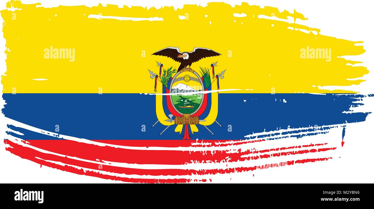Ecuador flag, vector illustration Stock Vector Image & Art - Alamy