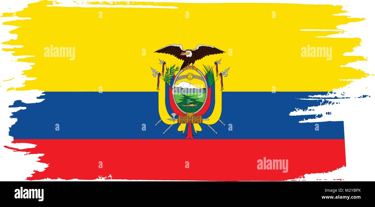Ecuador flag, vector illustration Stock Vector Image & Art - Alamy