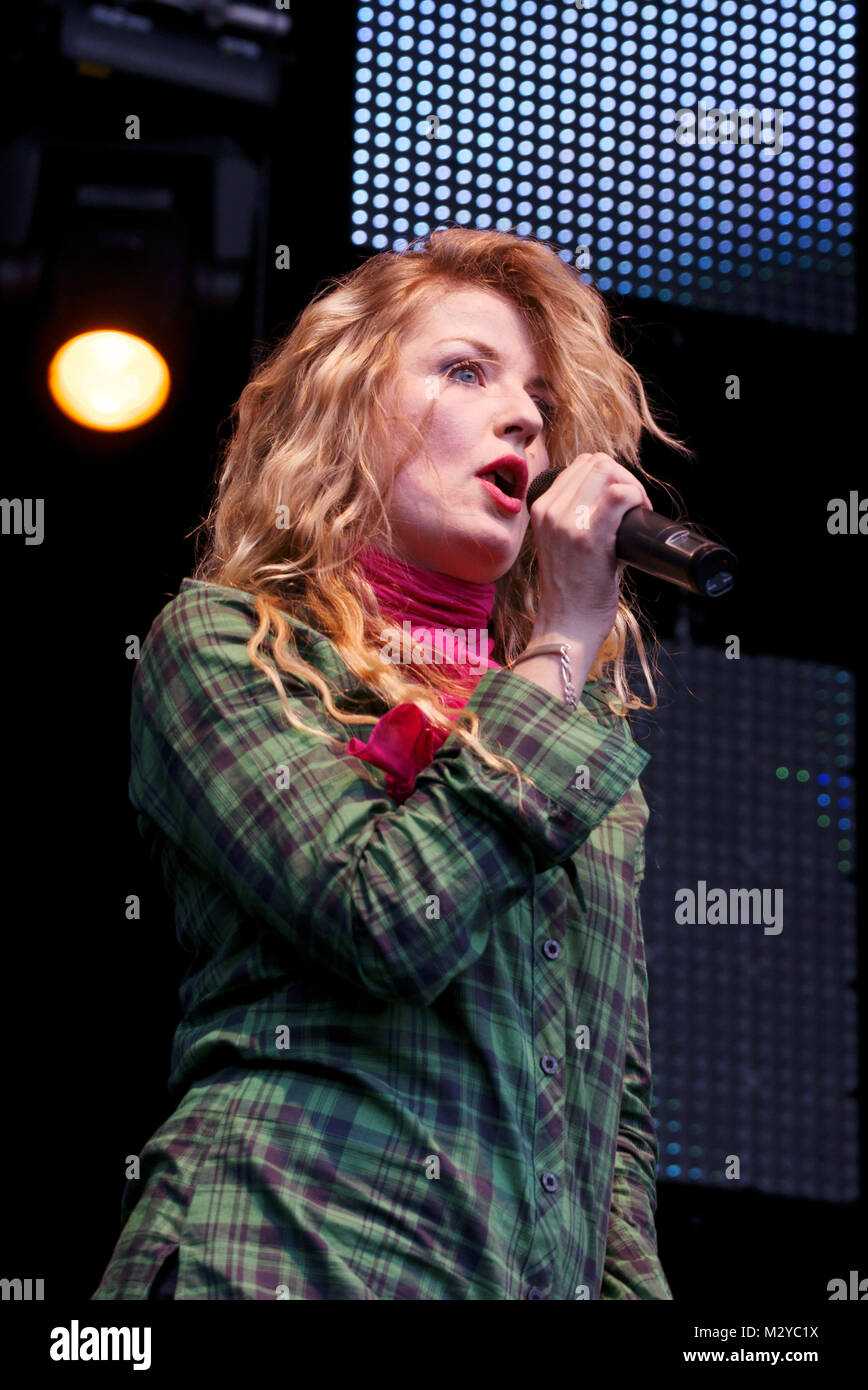 Klee ( alias Suzie Kerstgensk ) bei Stars for Free 2008 Stock Photo - Alamy