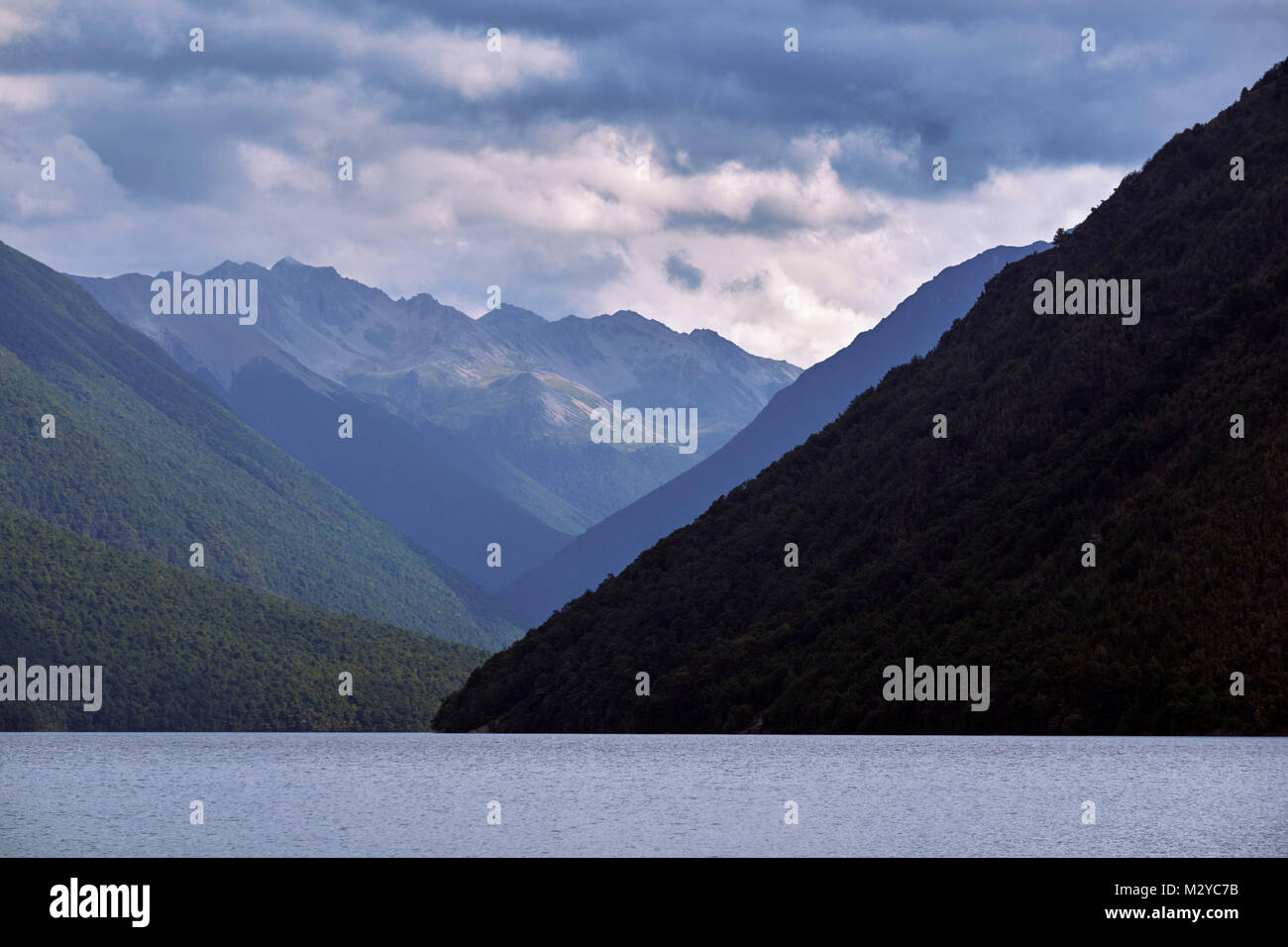 Lake Rotoiti in Nelson Lakes National Park. St Arnaud, New Zealand ...