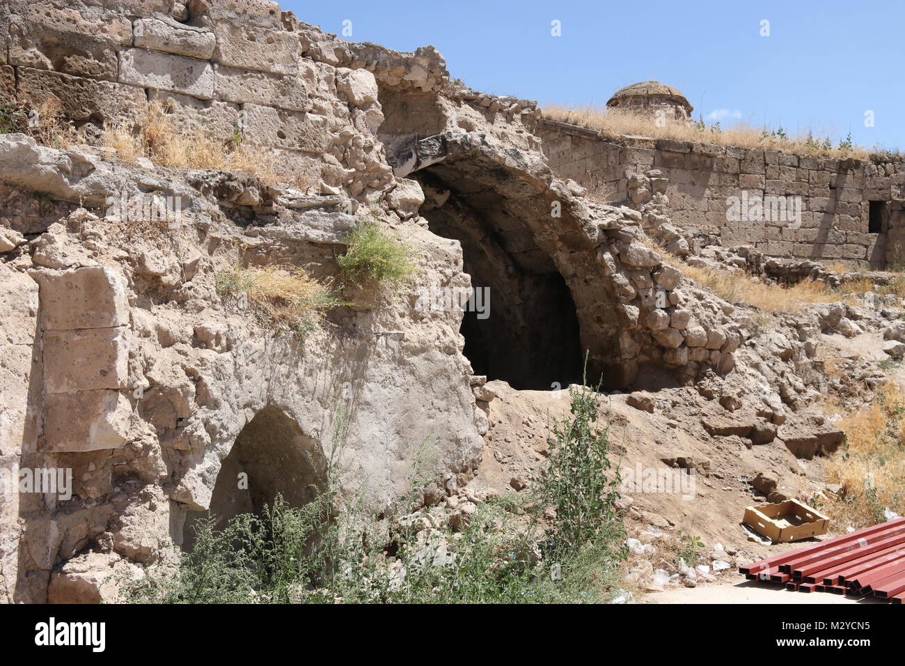 Tourists visiting some of the famous Fairy chimneys in Cappadocia which ...