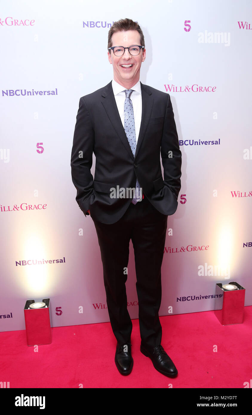 Actor Sean Hayes, from the cast of Will & Grace, attends a photo call ...