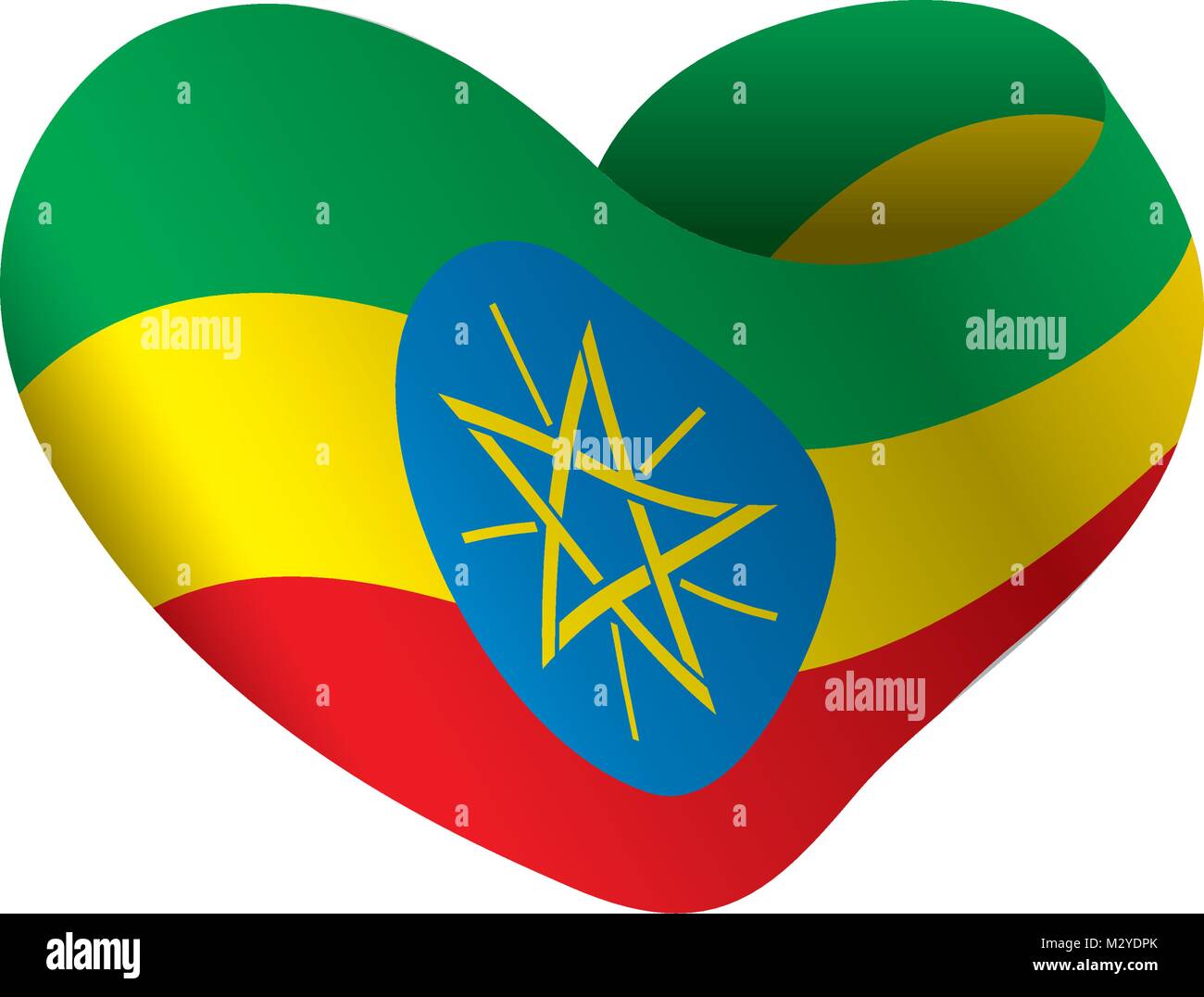 Ethiopia flag, vector illustration Stock Vector Image & Art - Alamy