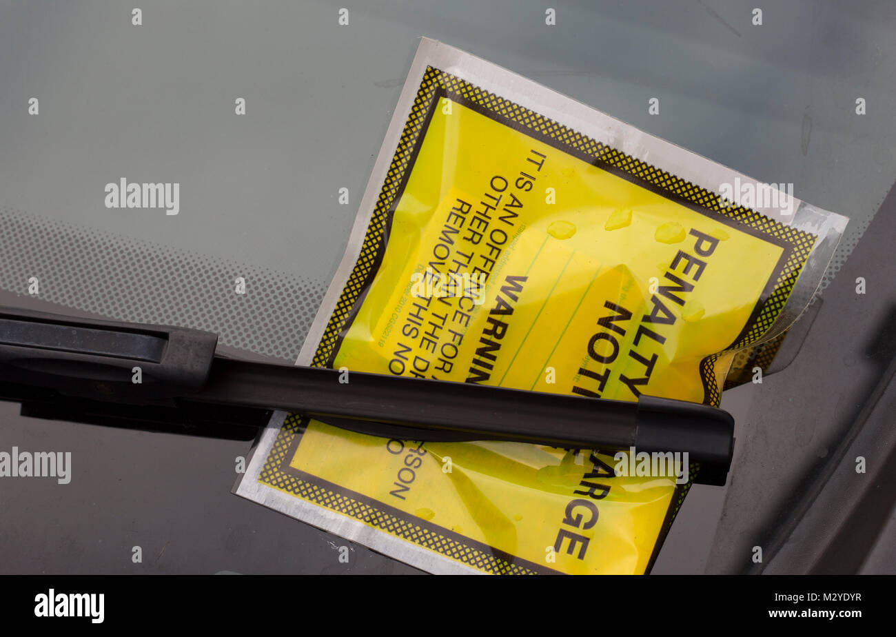 Penalty notice hi-res stock photography and images - Alamy