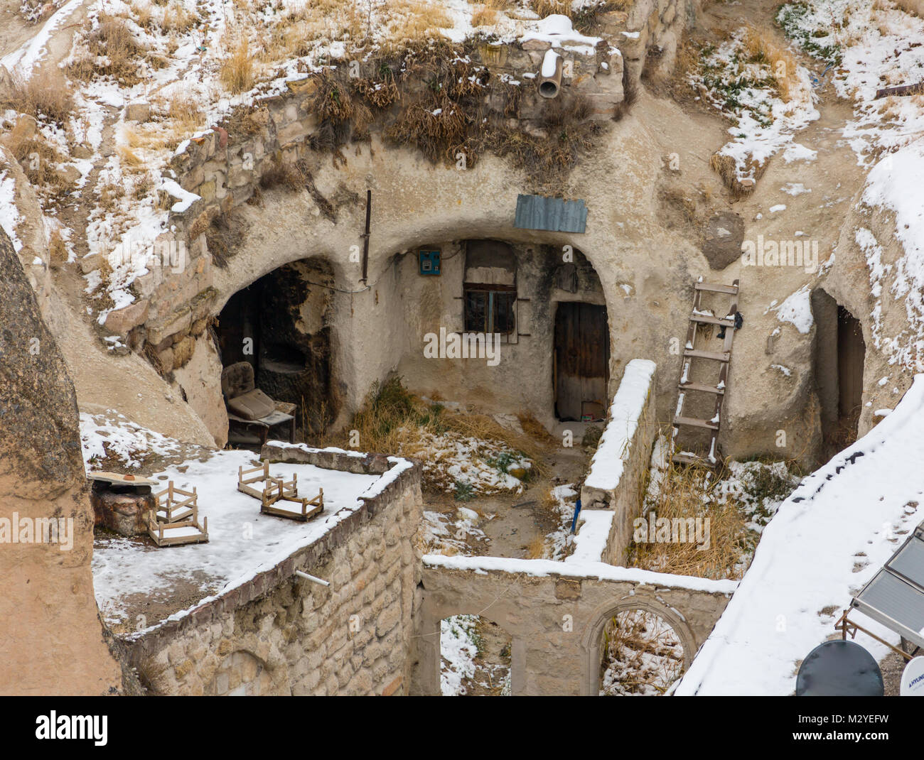 Cave complex, Selime, Ilhara Valley, Turkey Stock Photo - Alamy