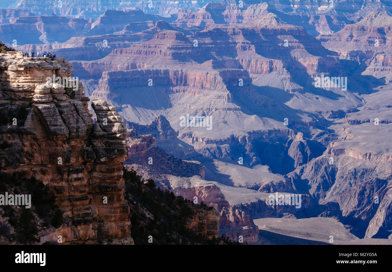 Mather Point at Grand Canyon, South Rim Stock Photo - Alamy