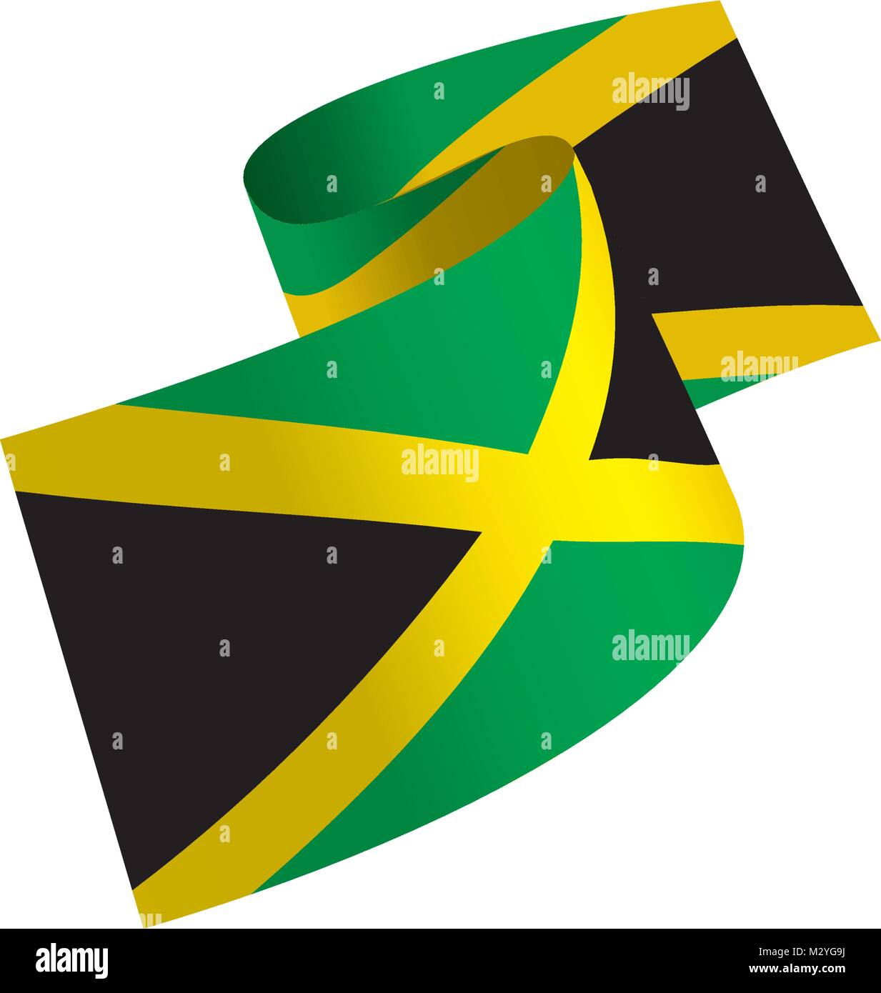 Jamaica flag, vector illustration Stock Vector Image & Art - Alamy