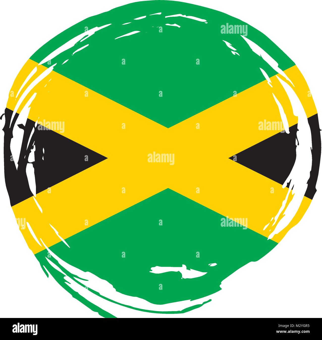 Jamaica flag, vector illustration Stock Vector Image & Art - Alamy