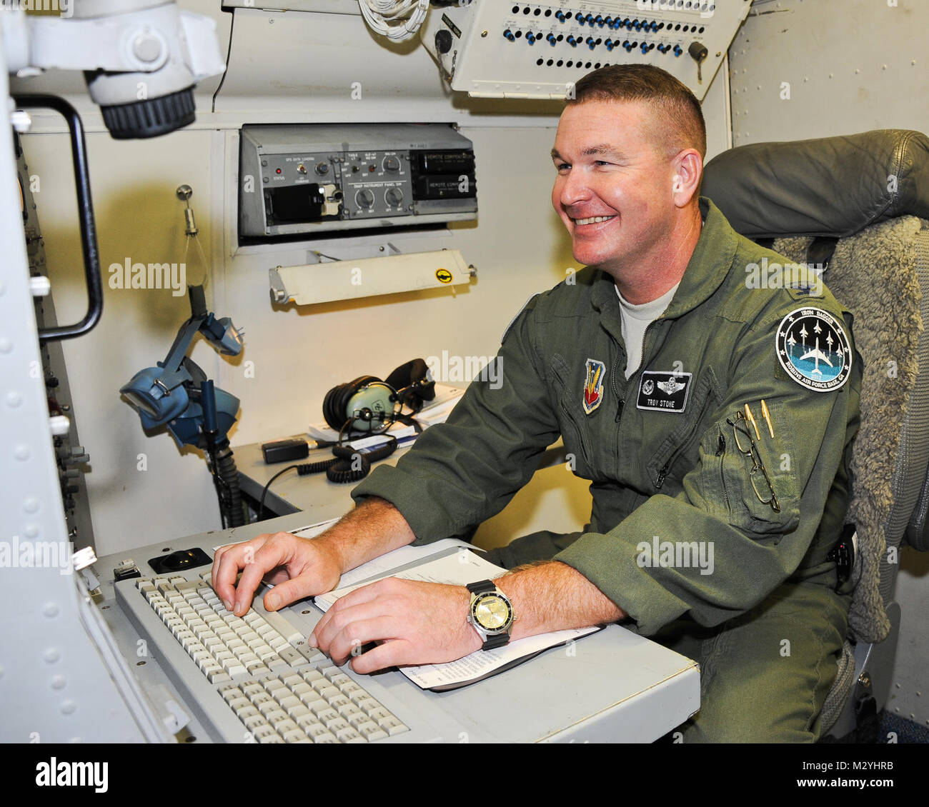Col. Troy Stone, 461st Operations Group commander, prepares to fly the ...