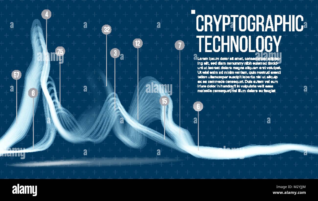 Cryptographic Technology Background Vector. Artificial Intelligence ...