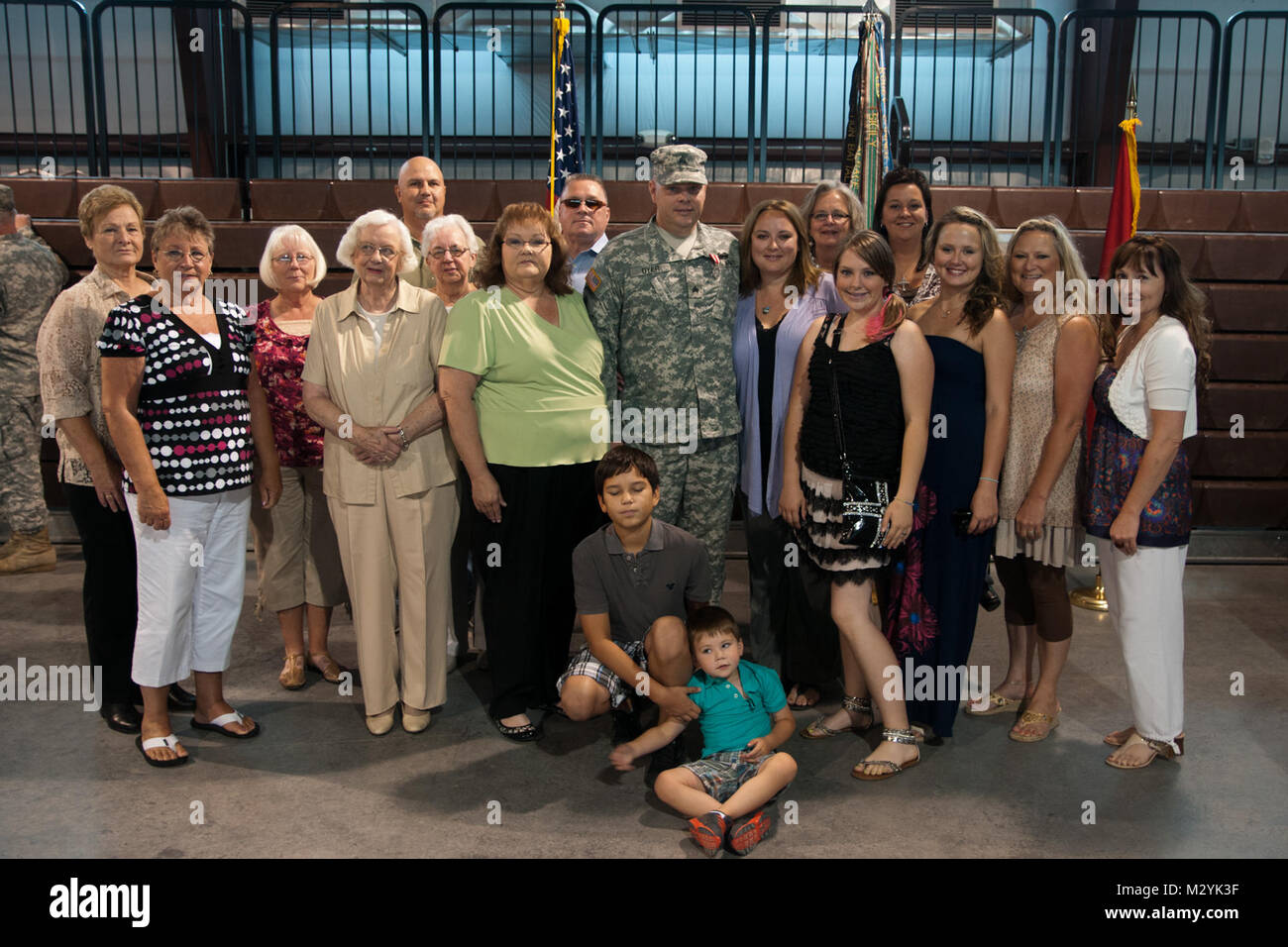 Sgt. Brandon Dyer, a member of the 120th Engineer Battalion, Oklahoma ...