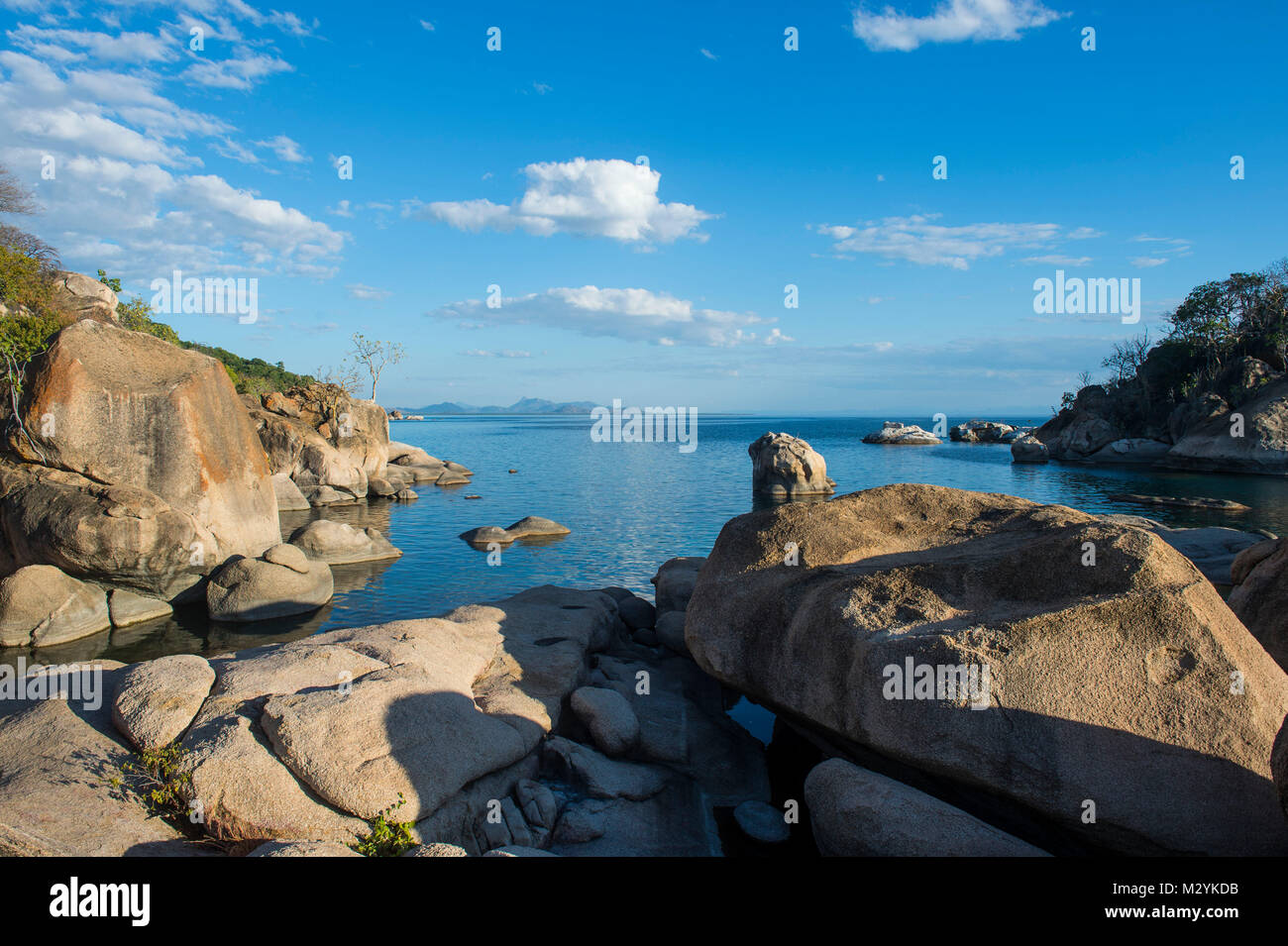 Otter Point at sunset, Unesco world heritage sight Lake Malawi, Cape ...