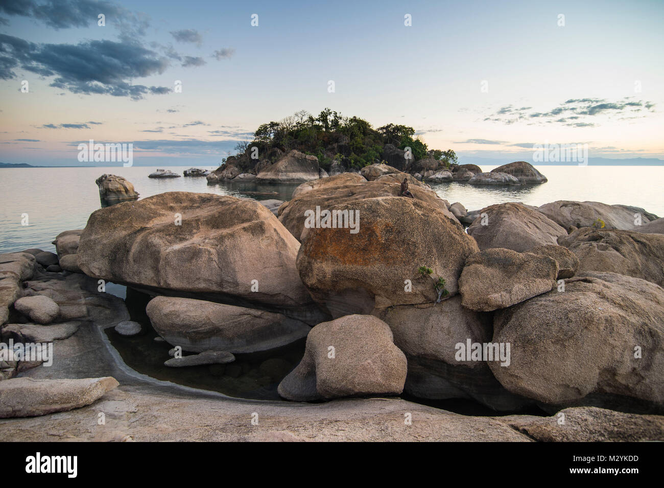 Otter Point at sunset, Unesco world heritage sight, Cape Maclear ...
