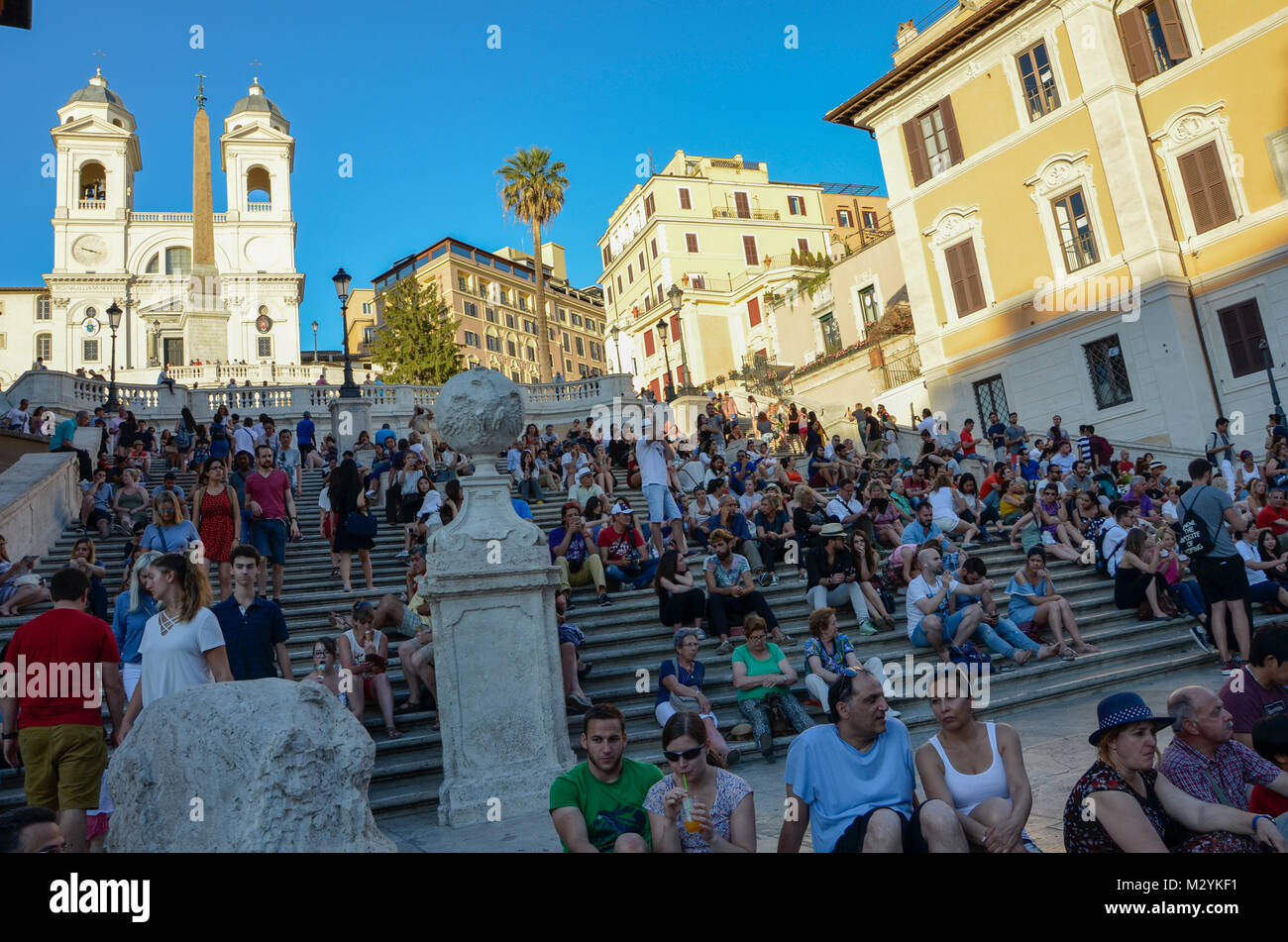 the spanish stairs Stock Photo - Alamy