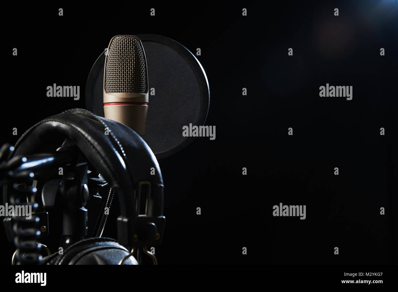 recording session at studio Stock Photo - Alamy