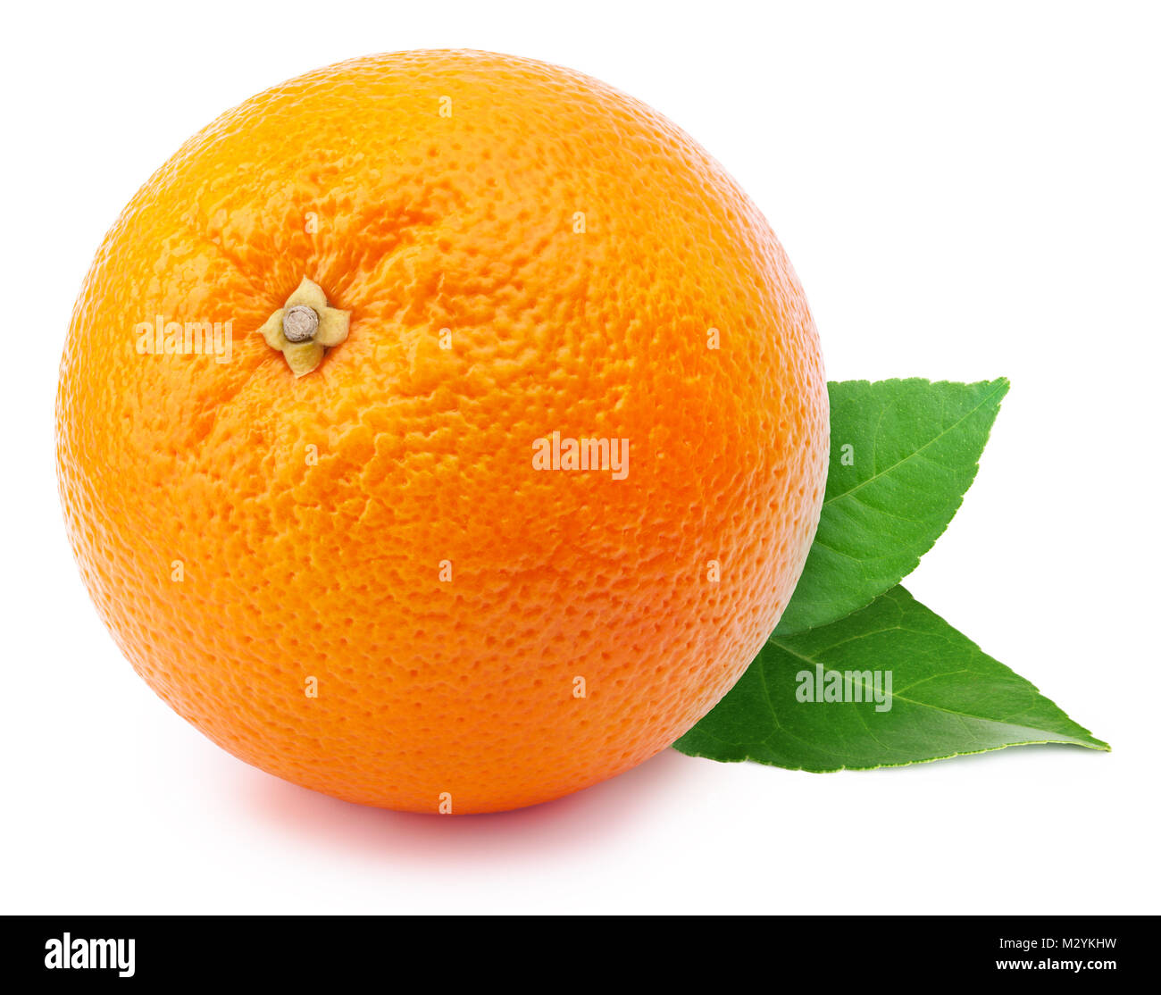 Whole orange isolated on white Stock Photo - Alamy