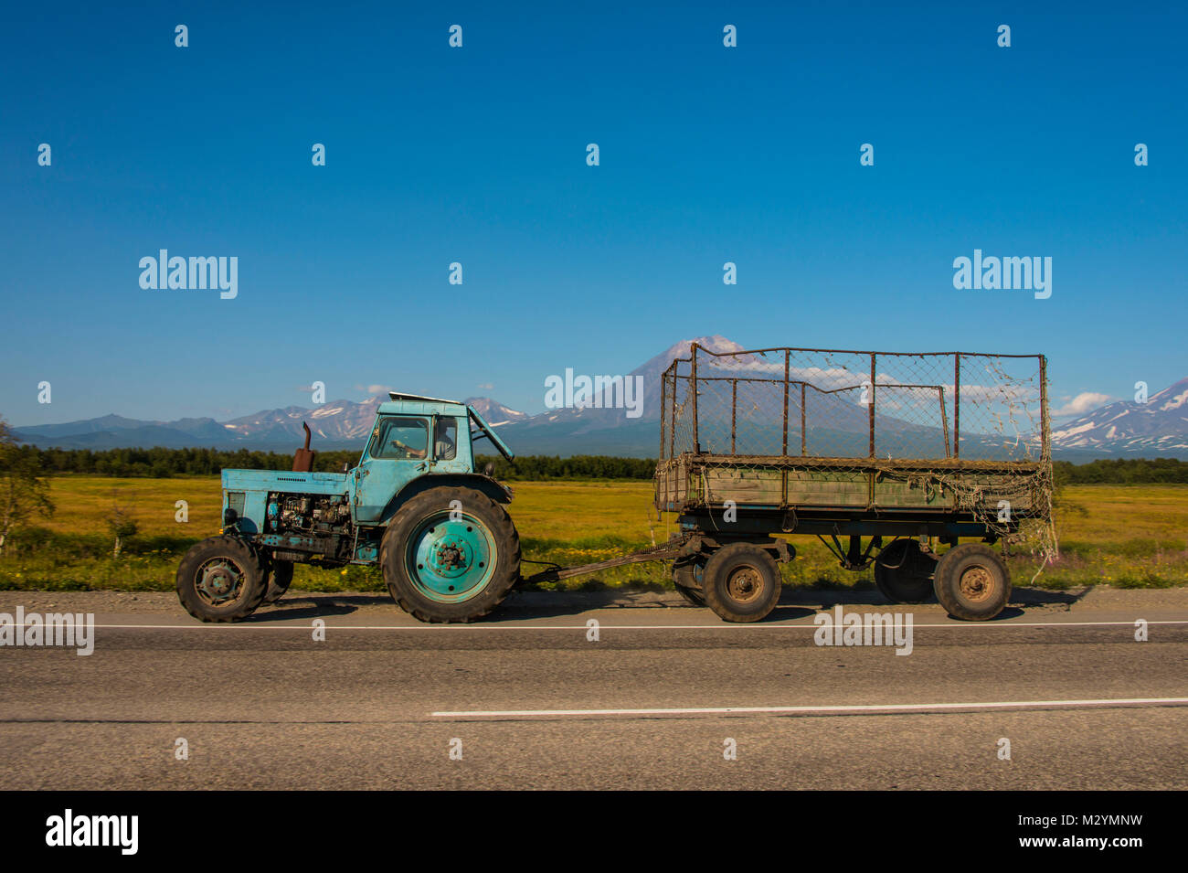 Russian tractor hi-res stock photography and images - Alamy
