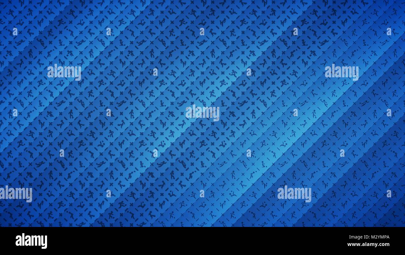 Football championship background. Vector illustration of abstract blue ...