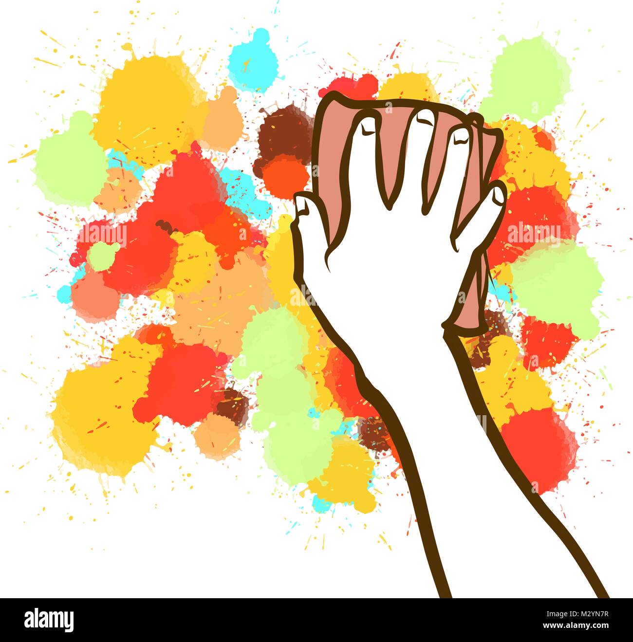 Sponge paint texture Stock Vector Images - Alamy