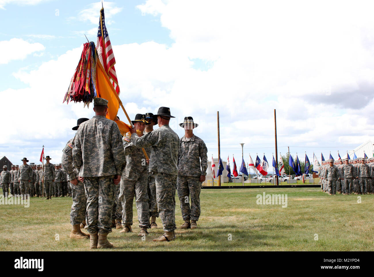 1st Sgt. Shawn Keene, acting Command Sgt. Maj. for the 5th Squadron ...