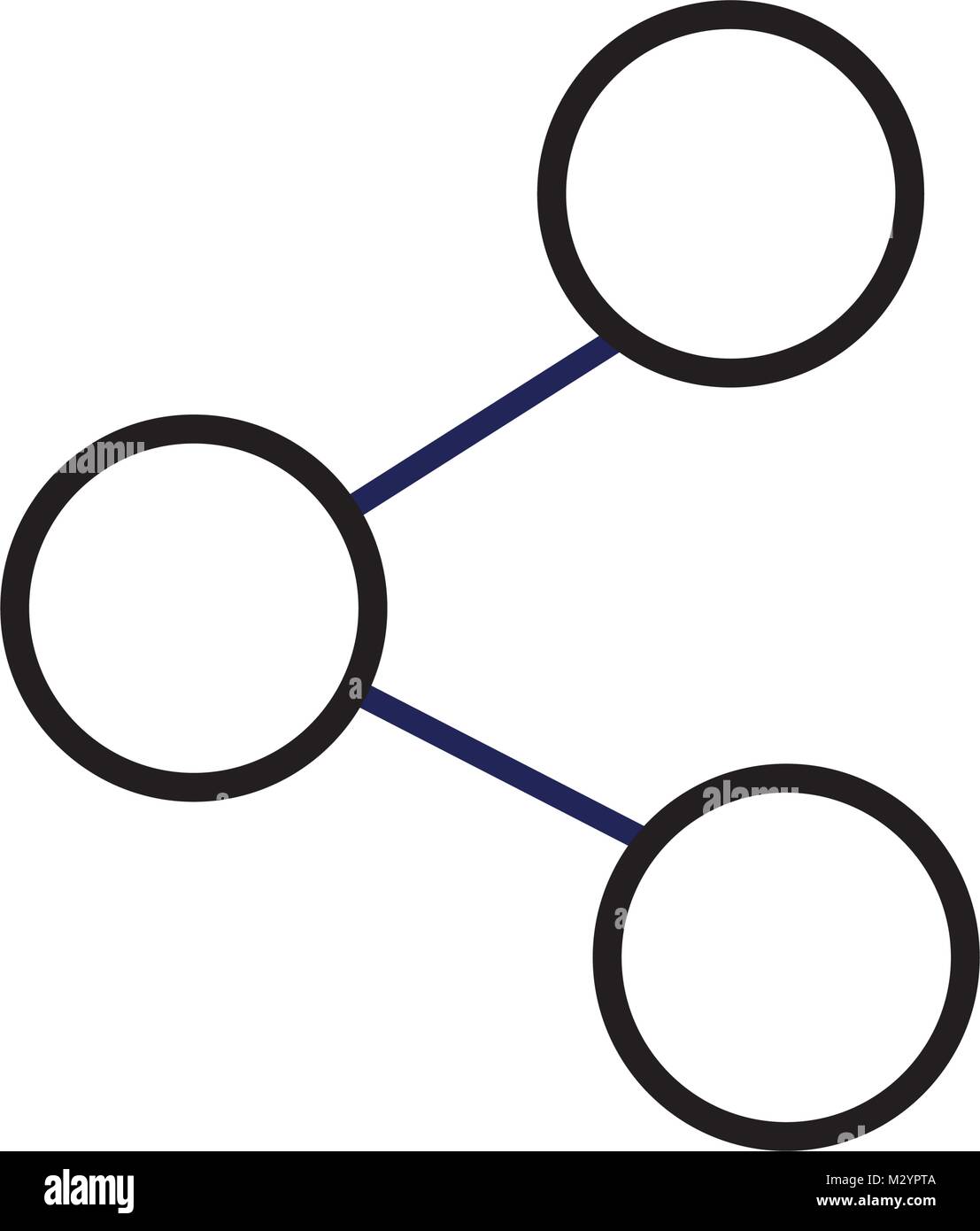 line share social media network symbol Stock Vector Image & Art - Alamy