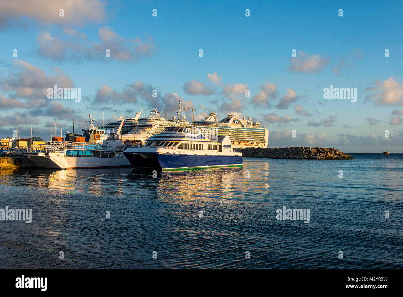 Caribbean nevis boat hi-res stock photography and images - Alamy