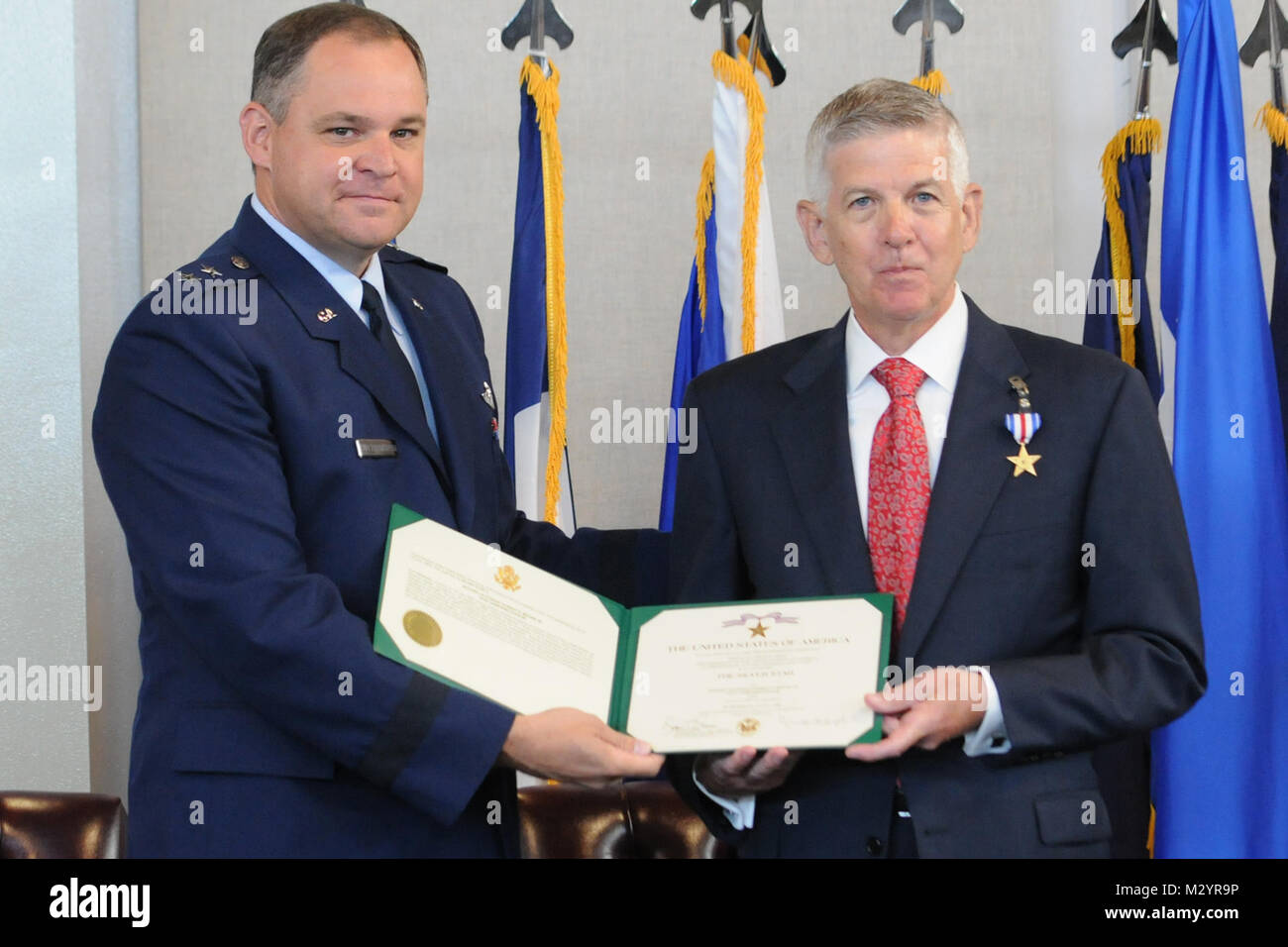 Silver Star Award by Georgia National Guard Stock Photo - Alamy