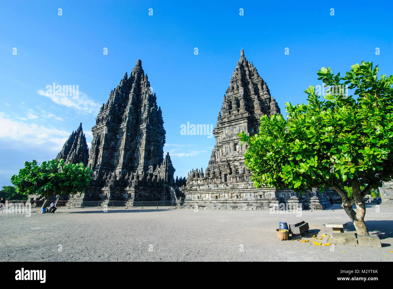 Unesco world heritage sight the Prambanan temple complex, Java ...