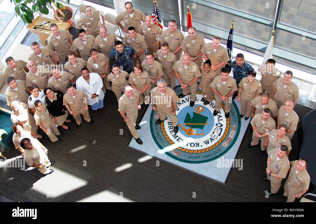 VADM Nathan visits Pacific NW by NavyMedicine Stock Photo - Alamy