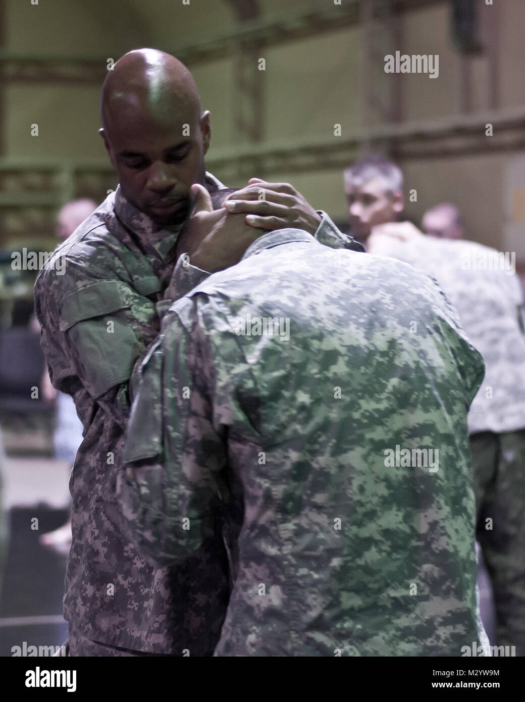 Soldiers Work on Combatives Skills by 316th ESC Stock Photo - Alamy