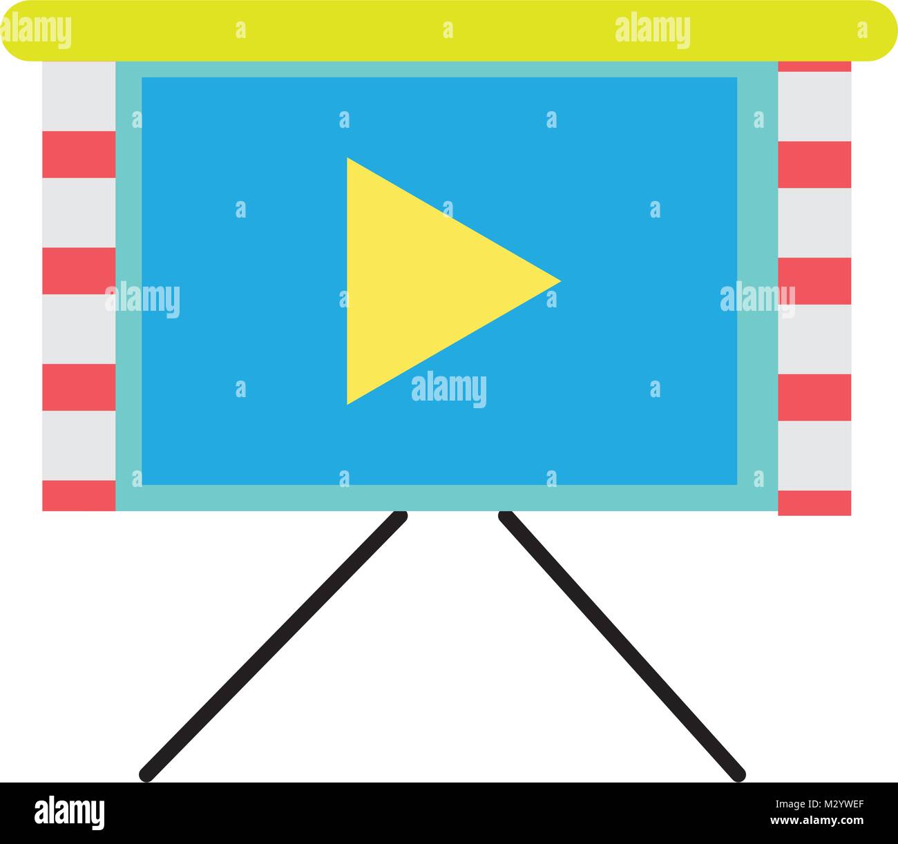 Colorful business presentation screen Stock Vector Images - Alamy