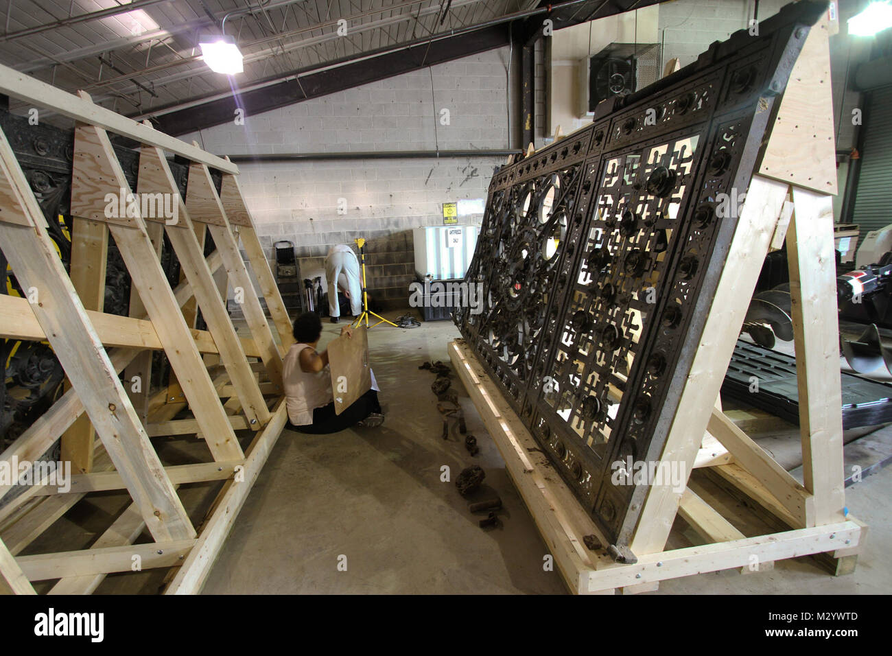 ARLINGTON, Va. – Iron gates once a part of the Ord-Weitzel and Sheridan ...