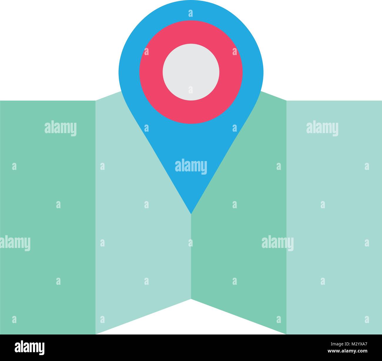 colorful global atlas map with location symbol Stock Vector Image & Art ...