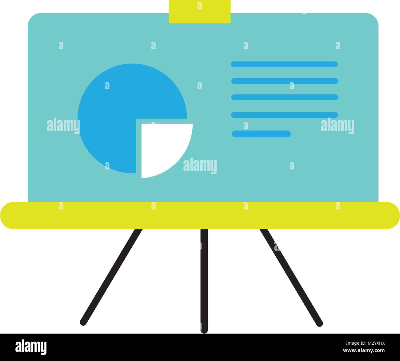 colorful business presentation with statistics graphic diagram Stock ...