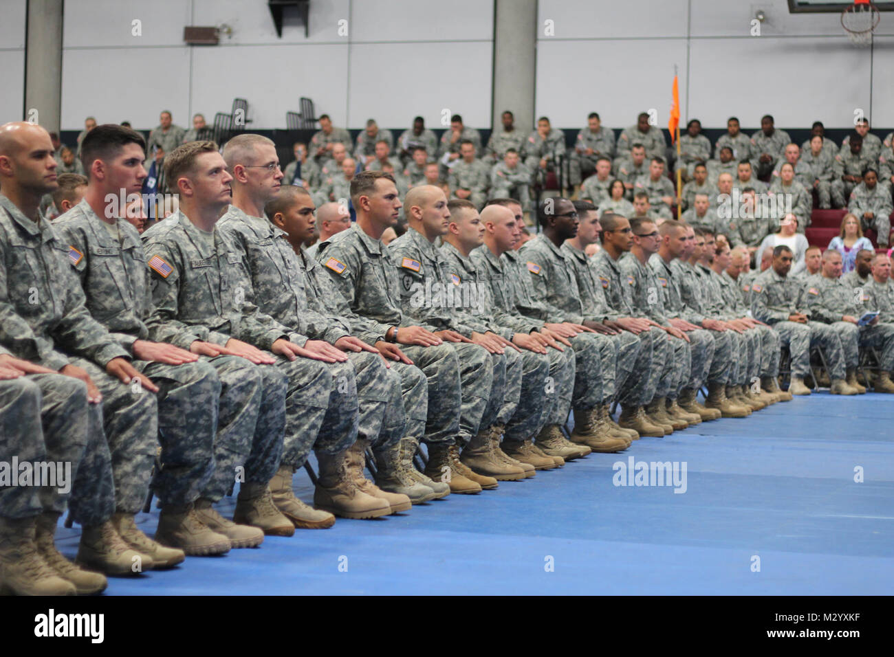 Students in the Warrior Leader Course Class 10-12 take their seats in ...