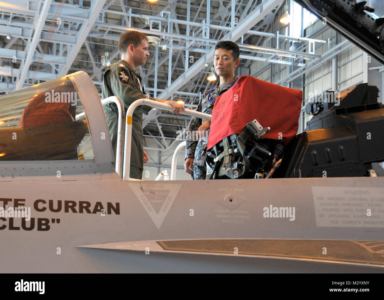 Displays the cockpit of the EA-18G Growler by #PACOM Stock Photo - Alamy
