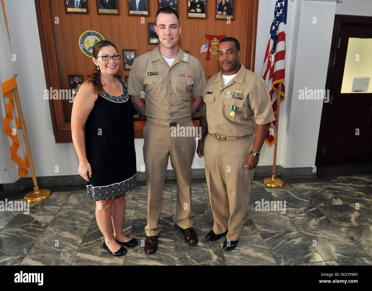 Group photo. by Commander, U.S. Naval Forces Japan (CNFJ Stock Photo ...