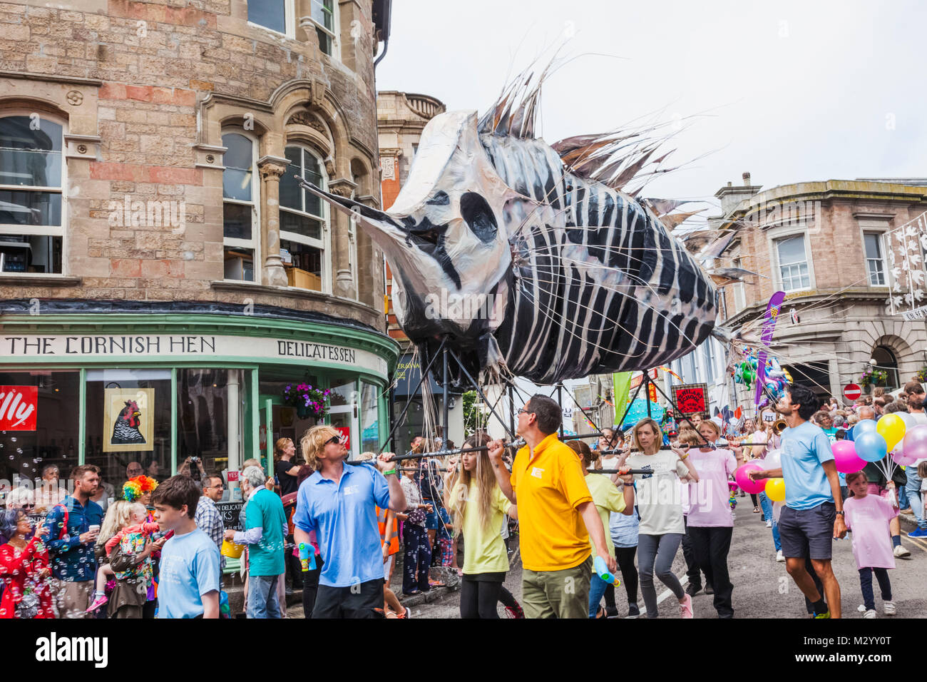 England, Cornwall, Penzance, Golowan Festival Parade Stock Photo - Alamy