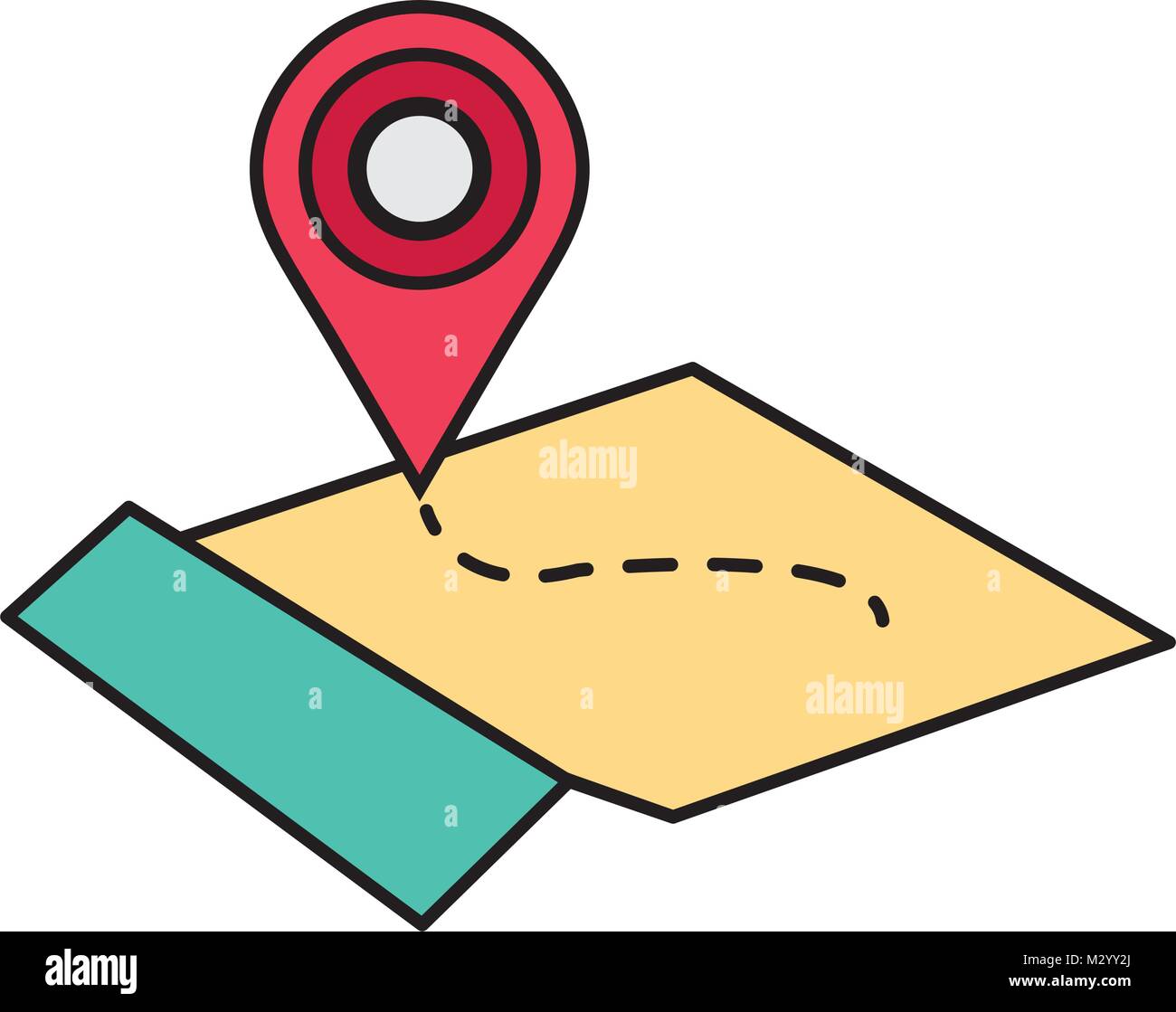 geography global map with location symbol Stock Vector Image & Art - Alamy