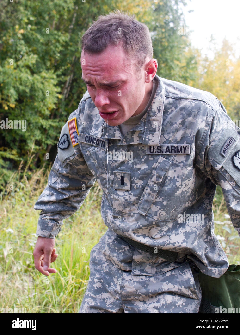 1st Lt. Matt Cincotta, platoon leader for 3rd Plt., 1st Battalion, 5th ...
